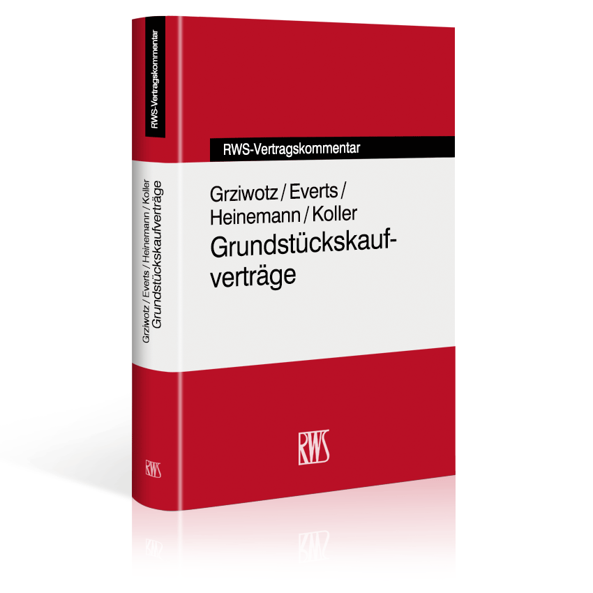 Grundstückskaufverträge (Grziwotz (Hrsg.)) | RWS Verlag